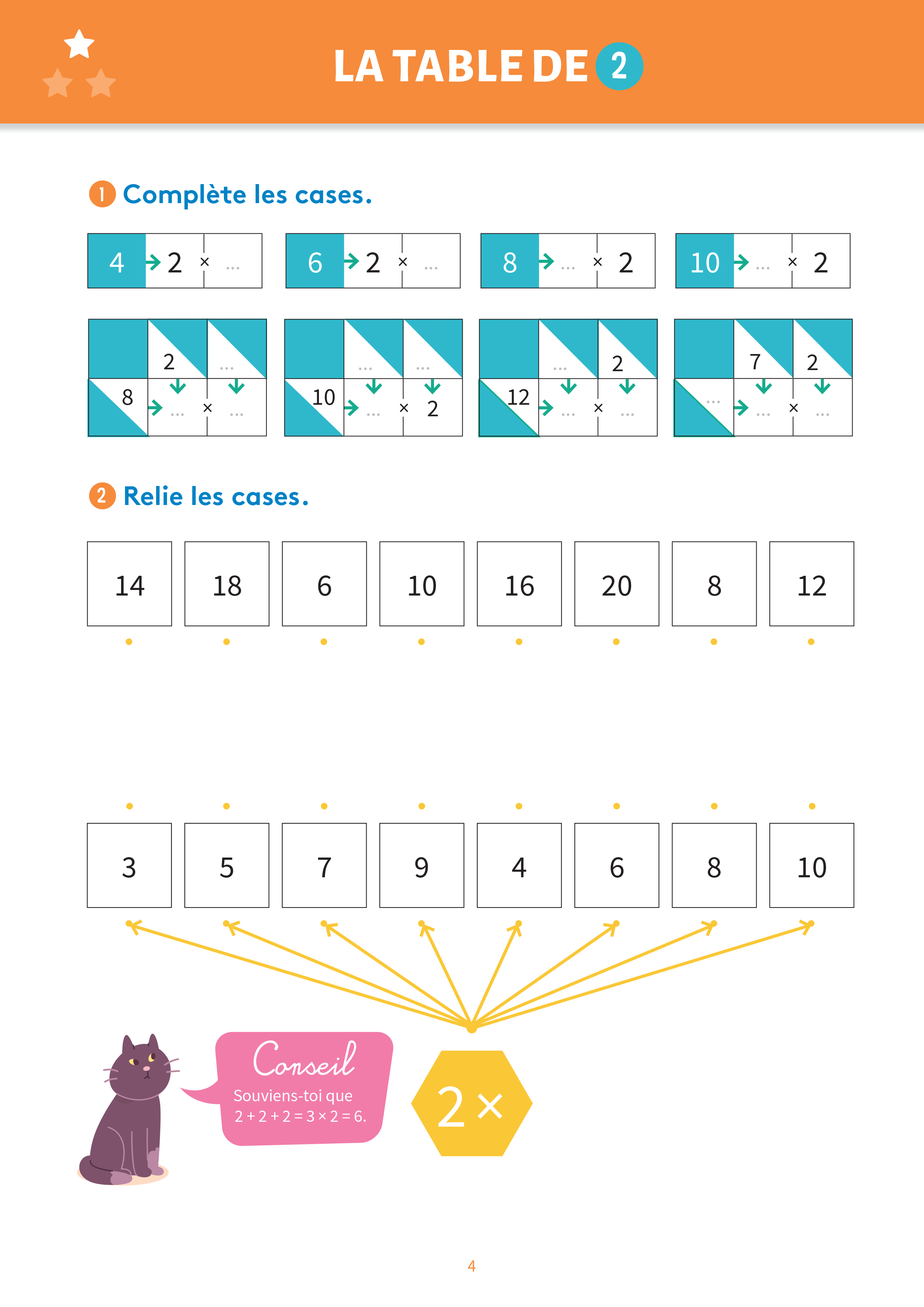 Mon cahier de calcul mental : Les multiplications, 7-10 ans Apprendre à ...