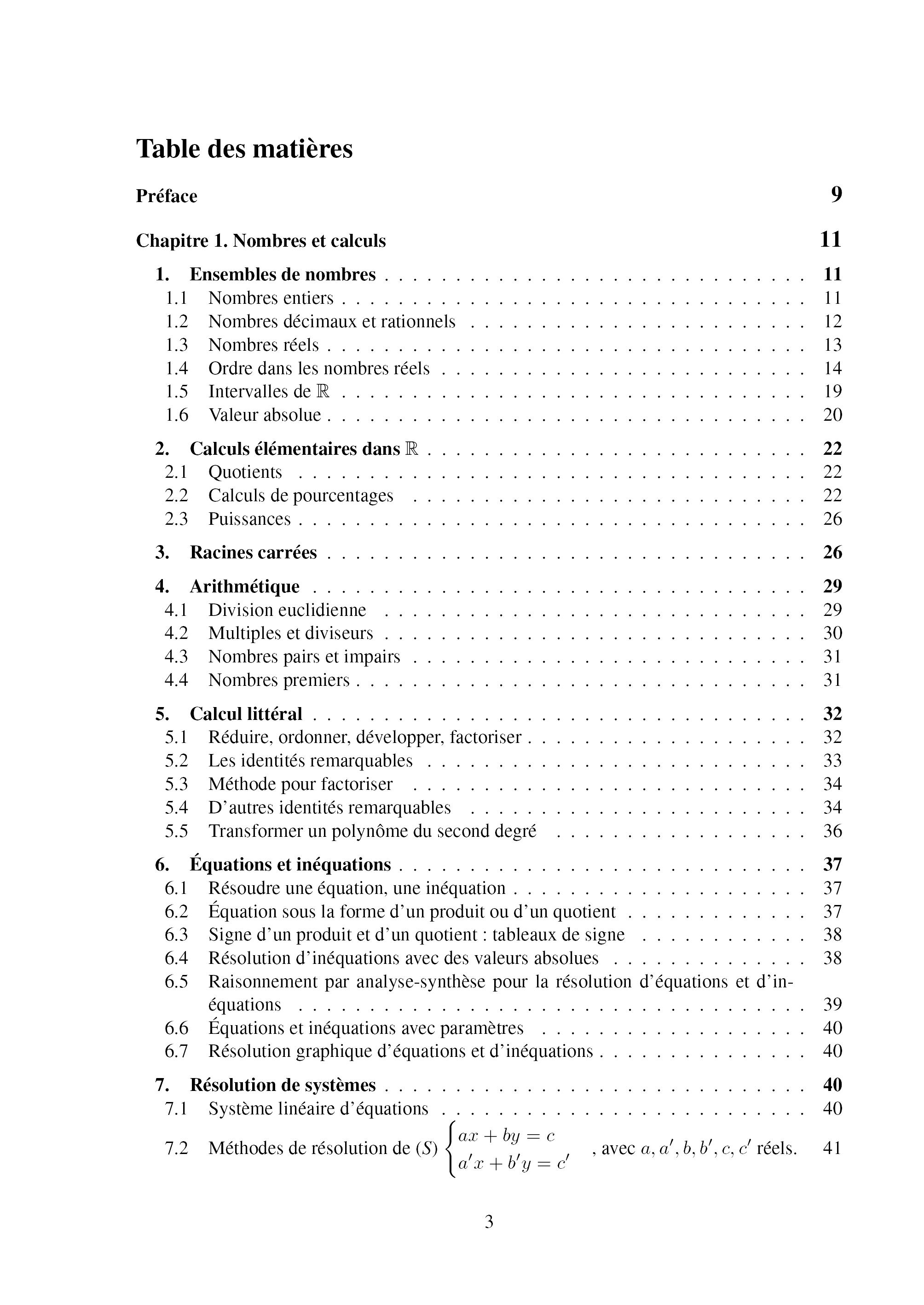 Cours et exercices de mathématiques Seconde - broché - Sixtine Brossard ...