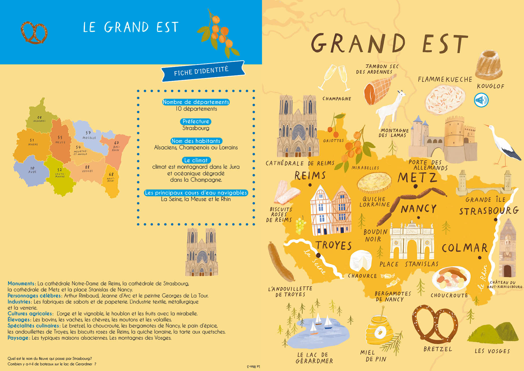 La France et ses régions Livre sonore 3 ans avec grandes piles AAA ...